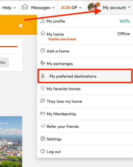 What are "My Preferred Destinations" and how do I use them ...