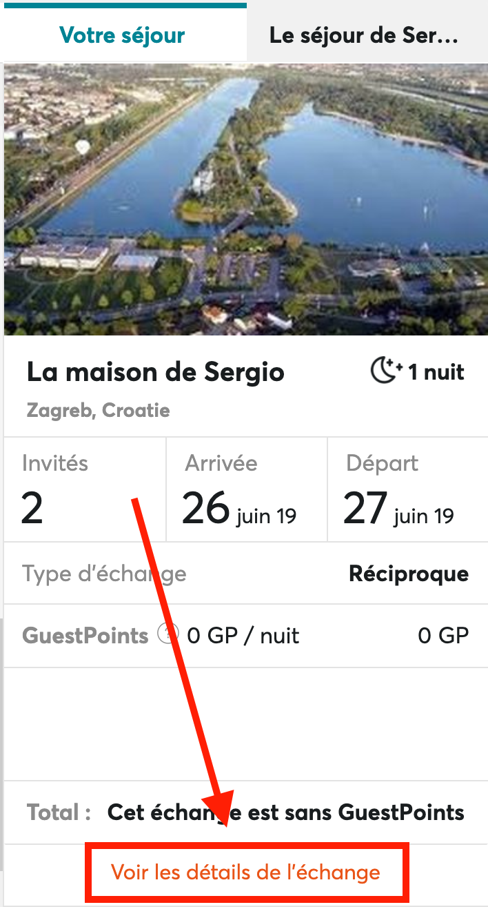 How do I modify the details of an exchange before and after ...